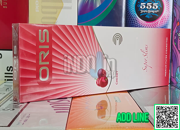 บุหรี่ Oris Cherry Super Slims - indojinshop