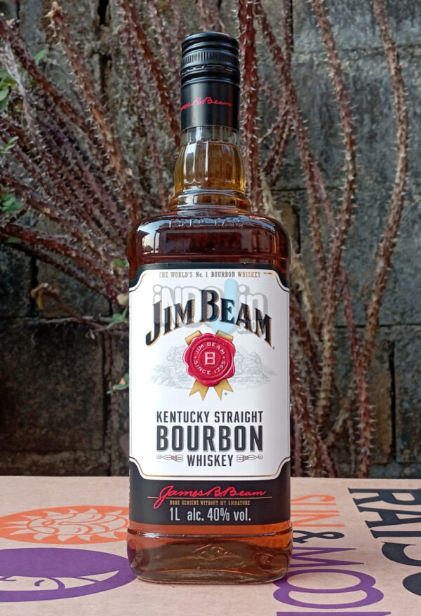 Jim Beam White Label Kentucky Straight Bourbon - indojinshop